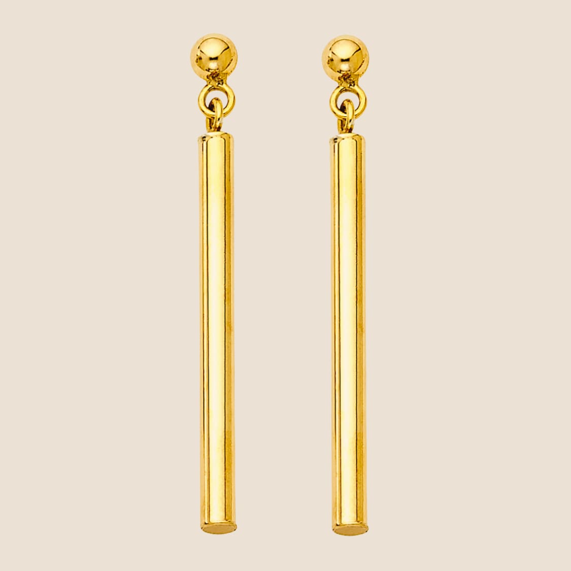 Round Bar Hanging Earrings – Kinoro